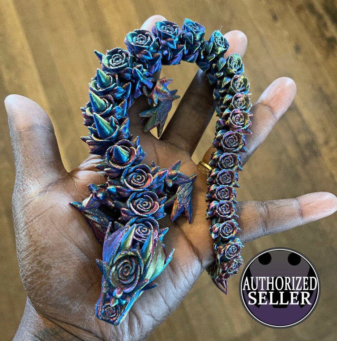 12 Inch Rose Dragon - Etsy