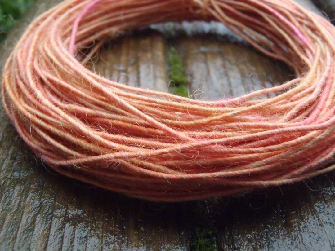 Fiber Wire Core Handspun Art Yarn 24 Gauge Wire Red Riding Hoods Wolf ...
