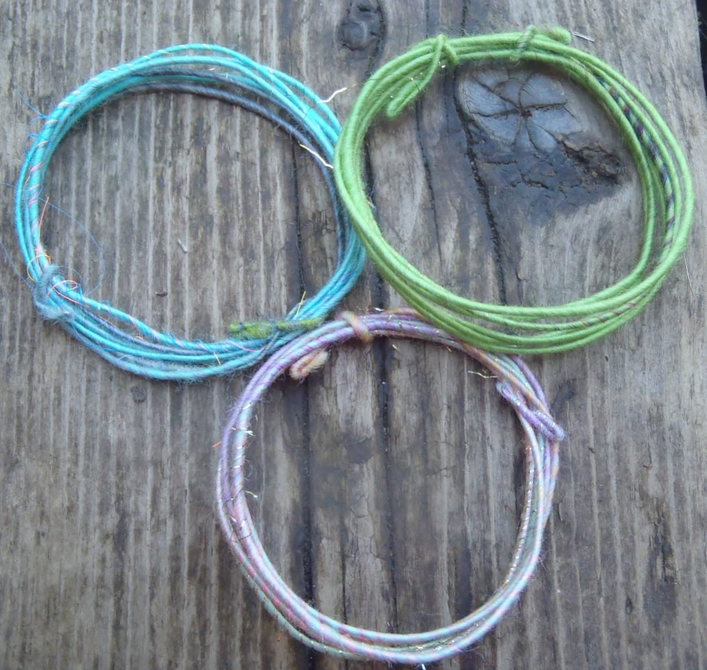 Fiber Wire Core Handspun Art Yarn 24 Gauge Wire Red Riding - Etsy