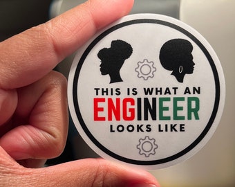 This is What an Engineer Looks Like - Black Women in STEM Pin Button - Etsy