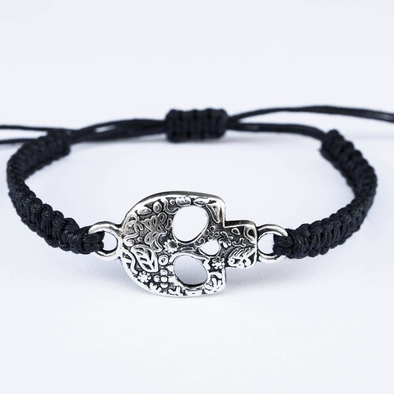 Sugar Skull Bracelet - Etsy