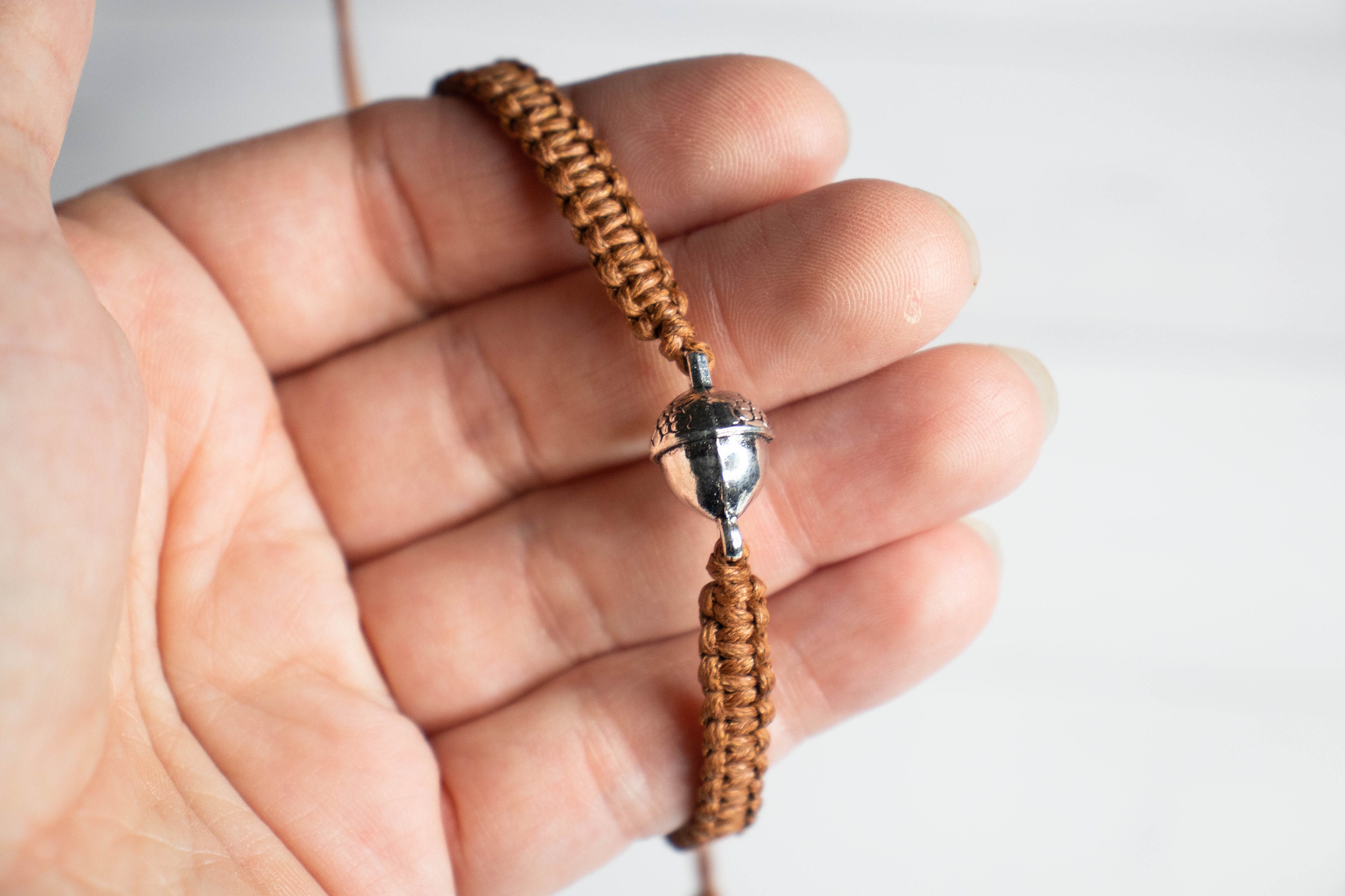 Acorn Bracelet Friendship Bracelet Fairytale Gift Outdoors Gift Nature ...