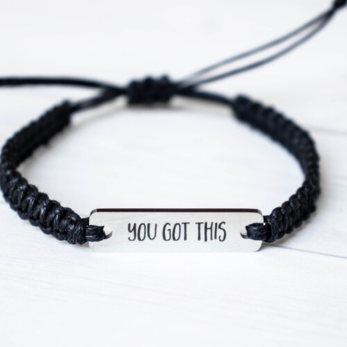 You Got This Inspirational Bracelet Motivational Jewelry | Etsy