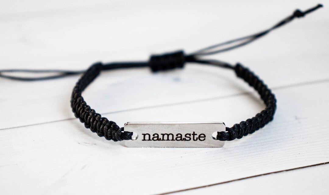 Namaste Bracelet, Yoga Jewelry, Inspiration Gift, Spiritual, Yogi for ...