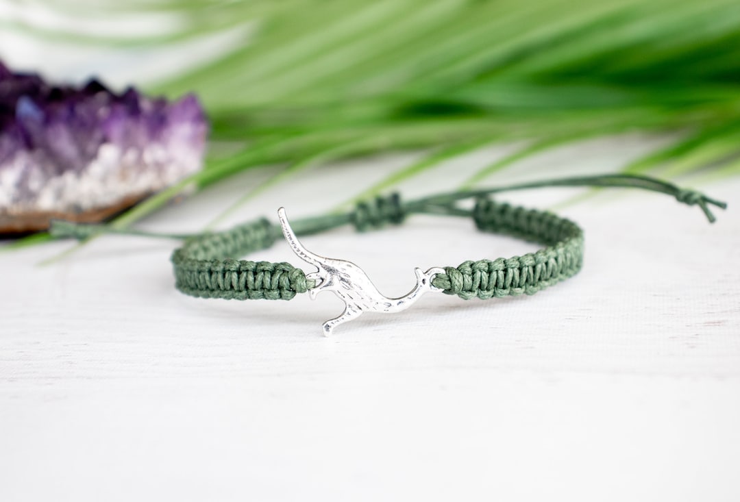 Dinosaur Bracelet Double Sided - Dinosaur Jewelry, Dino Bracelet ...