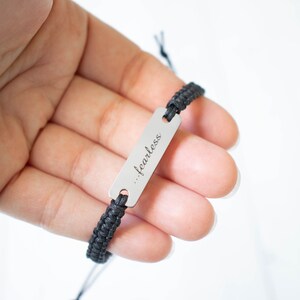 Fearless Bracelet, Love Jewelry, Inspiration Gift, Unique Gift for ...