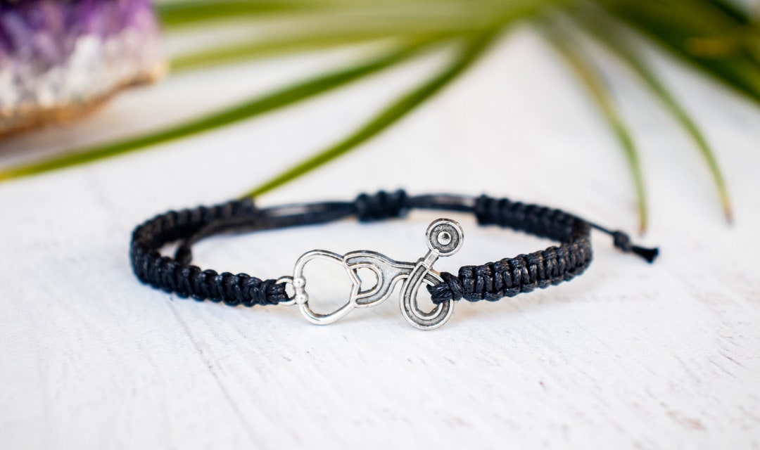 Stethoscope Bracelet, Medical Jewelry, Nurse, RN Bracelet, Medical ...