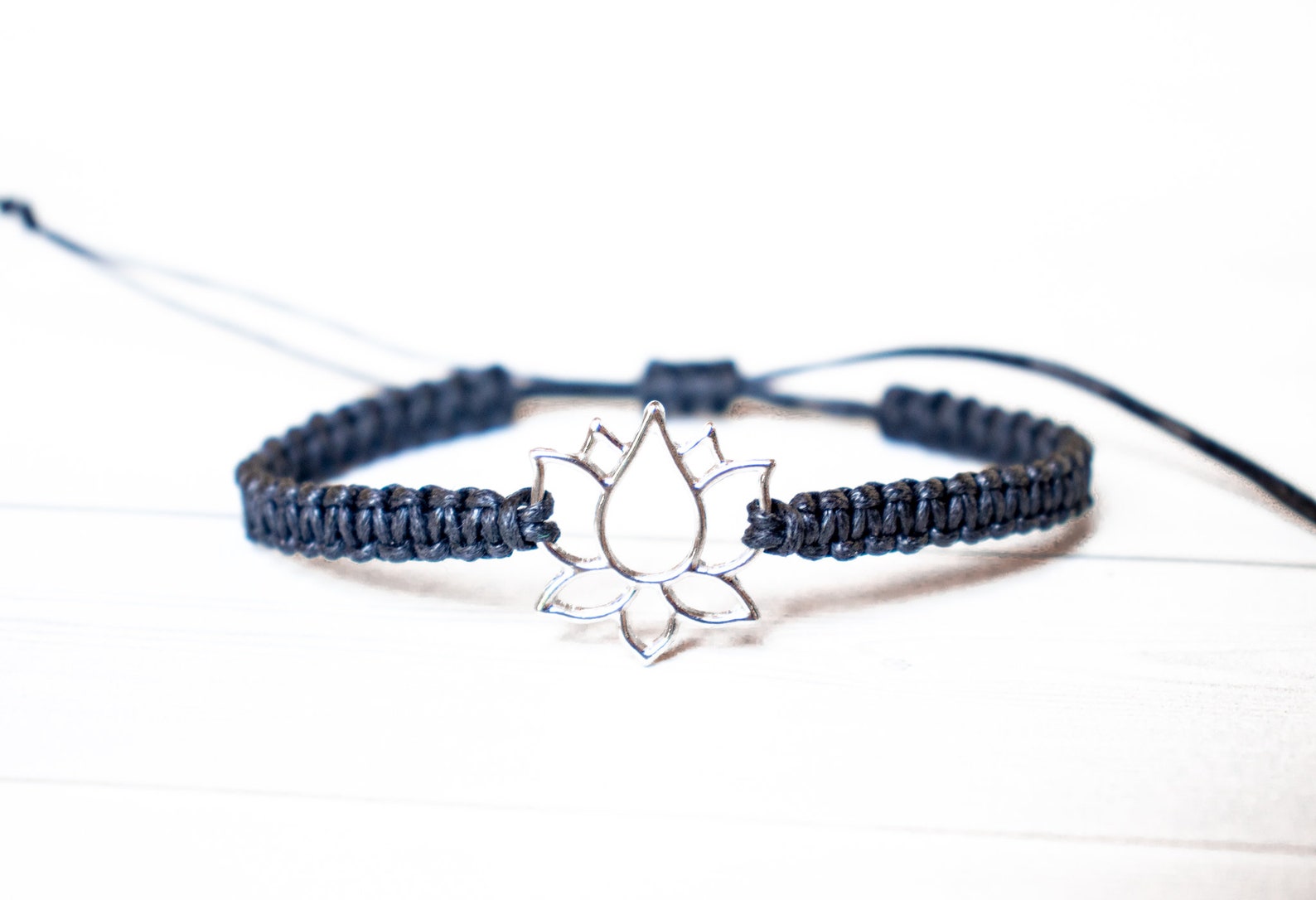 Lotus Bracelet Lotus Jewelry Lotus Flower Large Lotus | Etsy