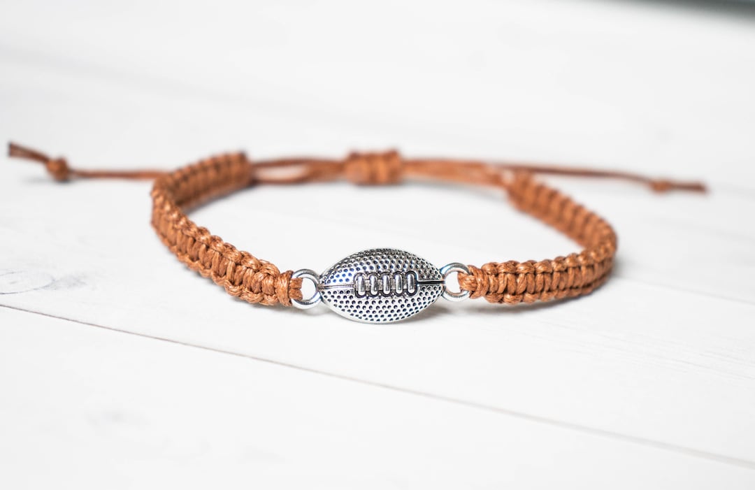 Football Bracelet Friendship Ball Sports Jewelry Mans Bracelet Women's ...