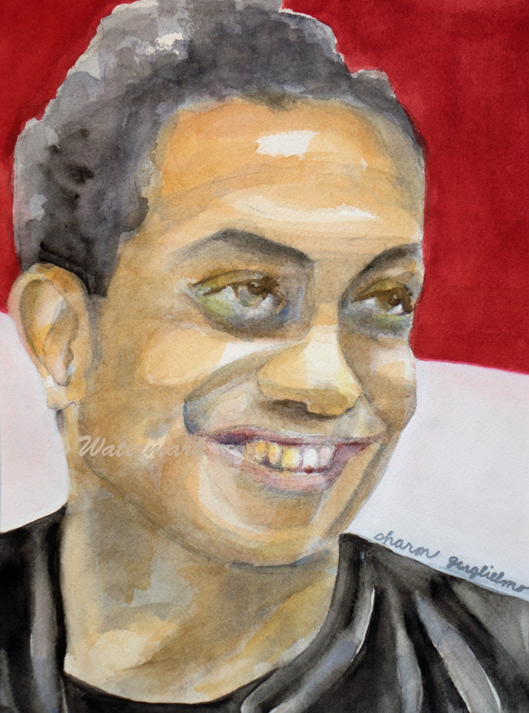 Portrait of Mohammed AL Samawi - Etsy