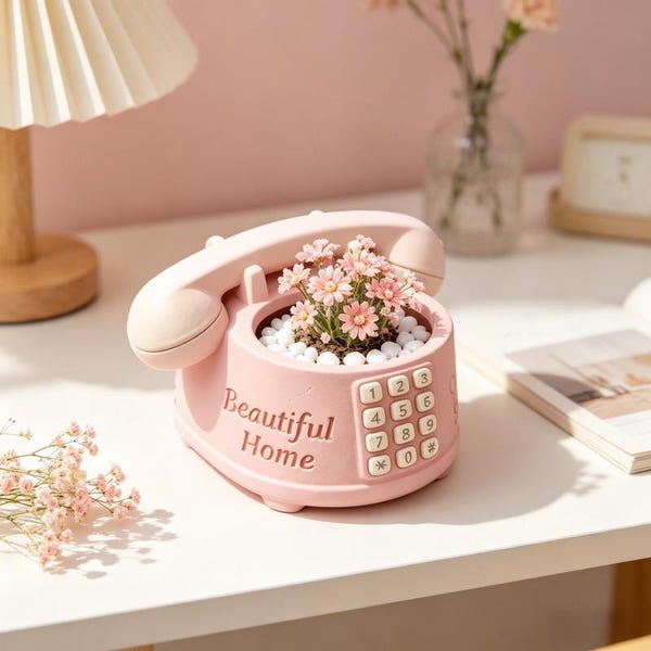 Telephone Plant Pots - Etsy