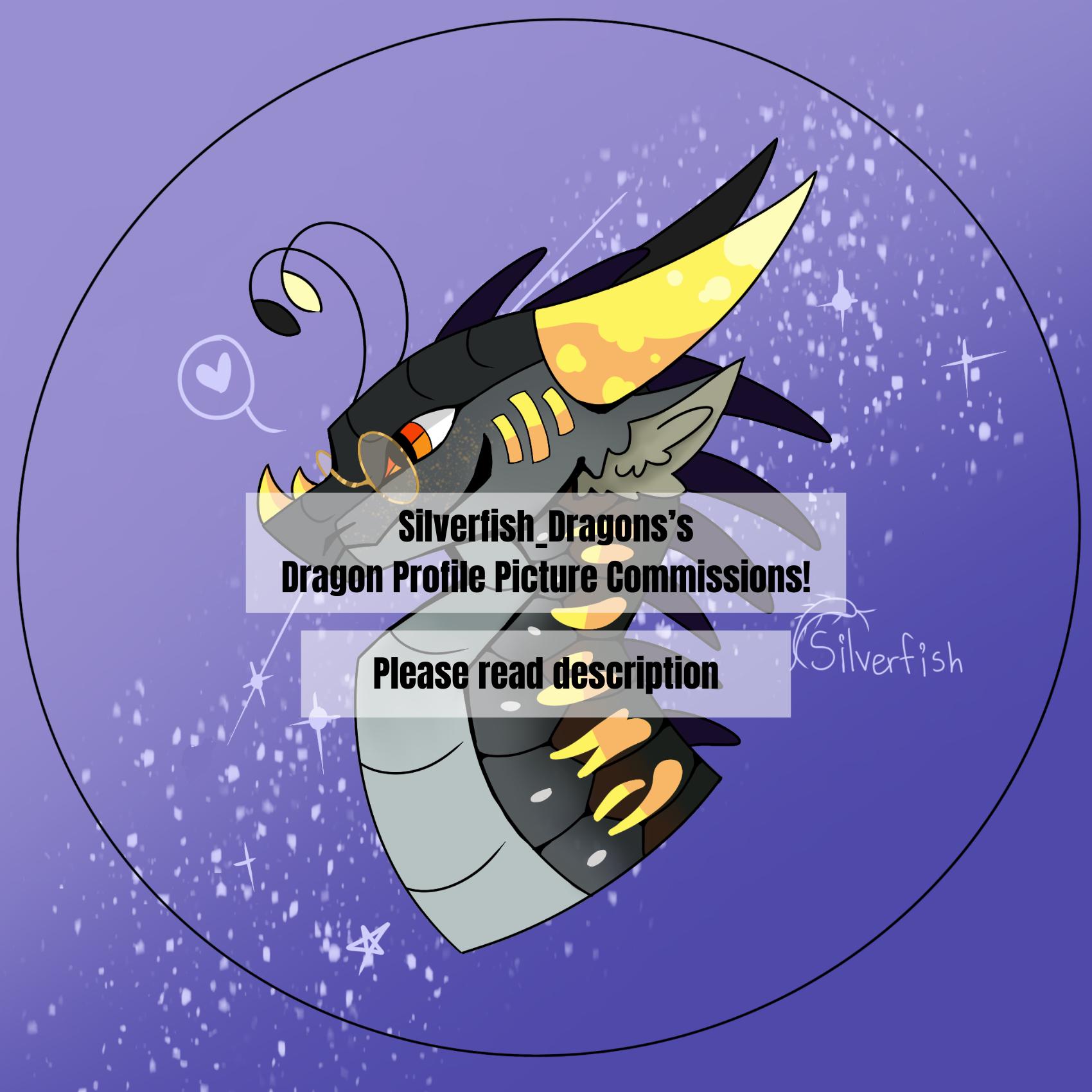 Dragon Profile Picture (read Description) - Etsy