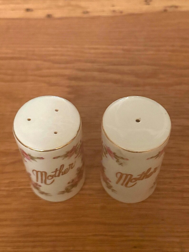 Vintage Mother Salt and Pepper Shakers, G&G Japan Sistersluvvintage - Etsy