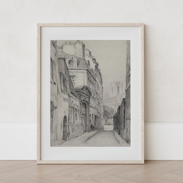 French Sketch Print - Etsy