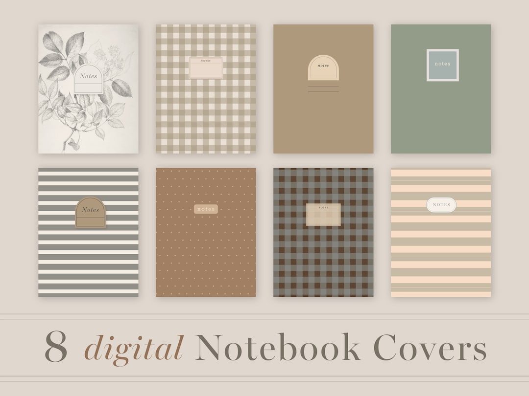 Digital Note Book Covers, Goodnotes Notebook Covers, Notability ...
