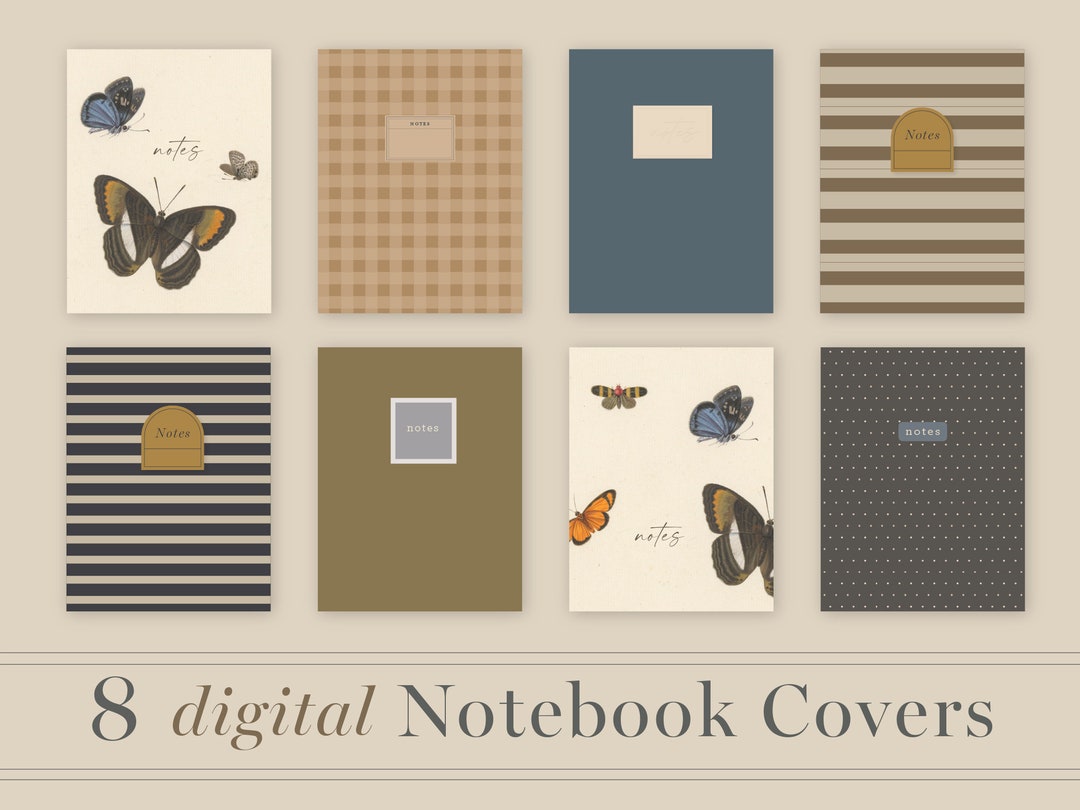 Digital Notebook Covers, Goodnotes Covers, Digital Note Covers ...
