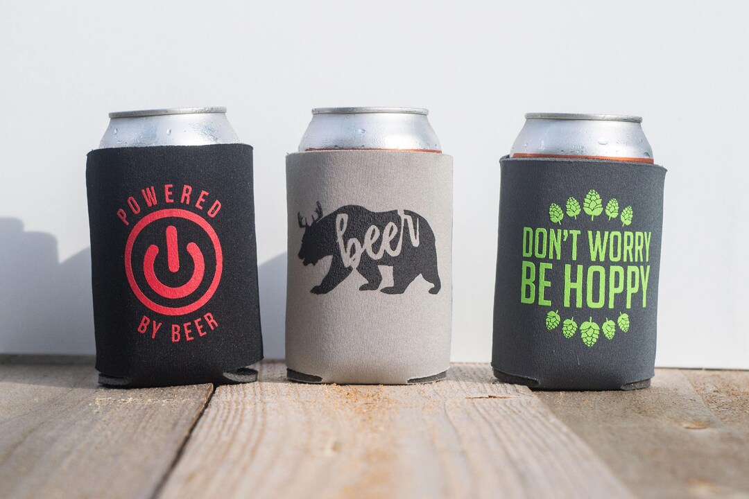 Funny Witty Beer Can Cooler Trio Three Pack Stocking Stuffer Don't ...