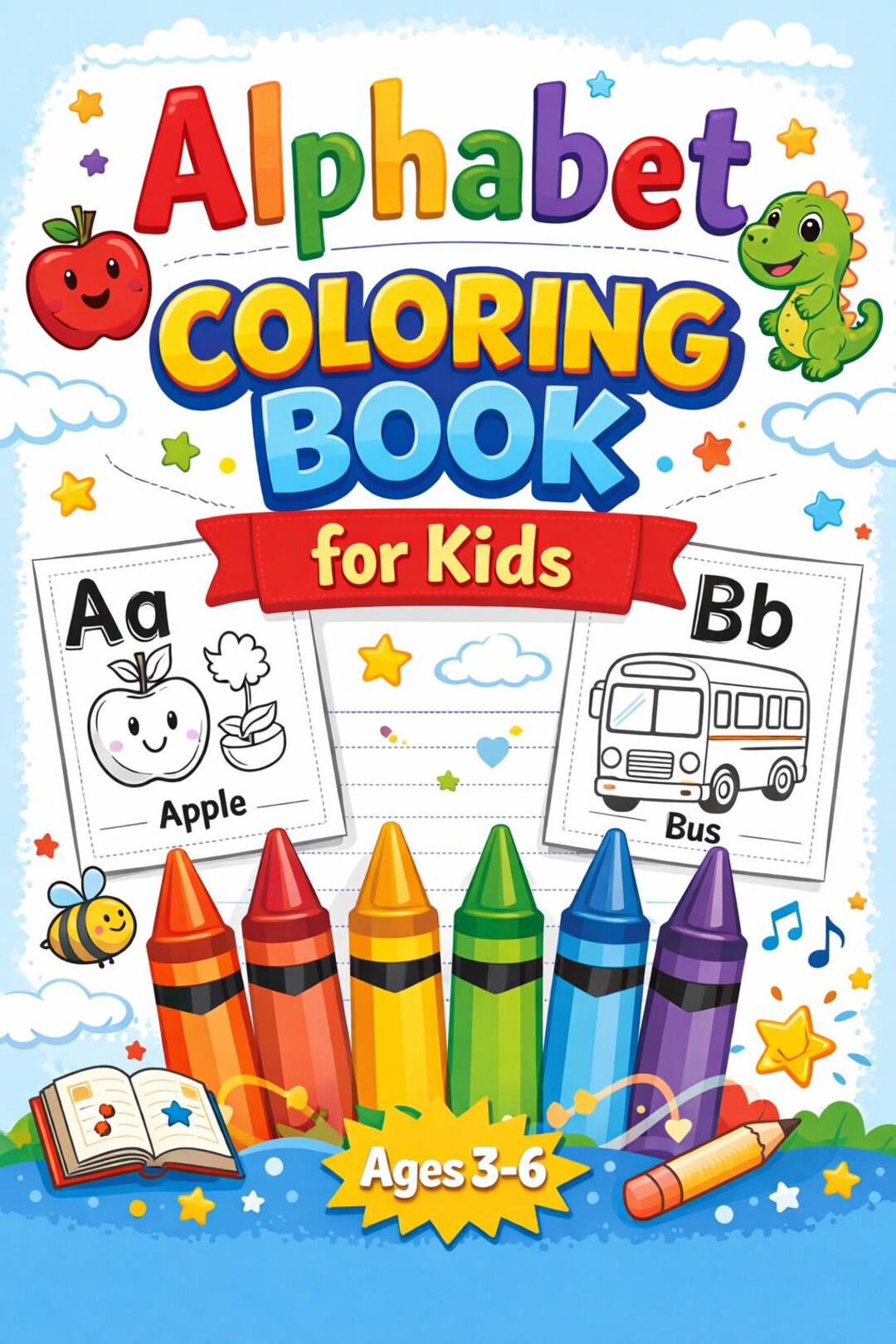 Alphabet Coloring Book | A-Z Letter Recognition Worksheets (PDF Pattern ...