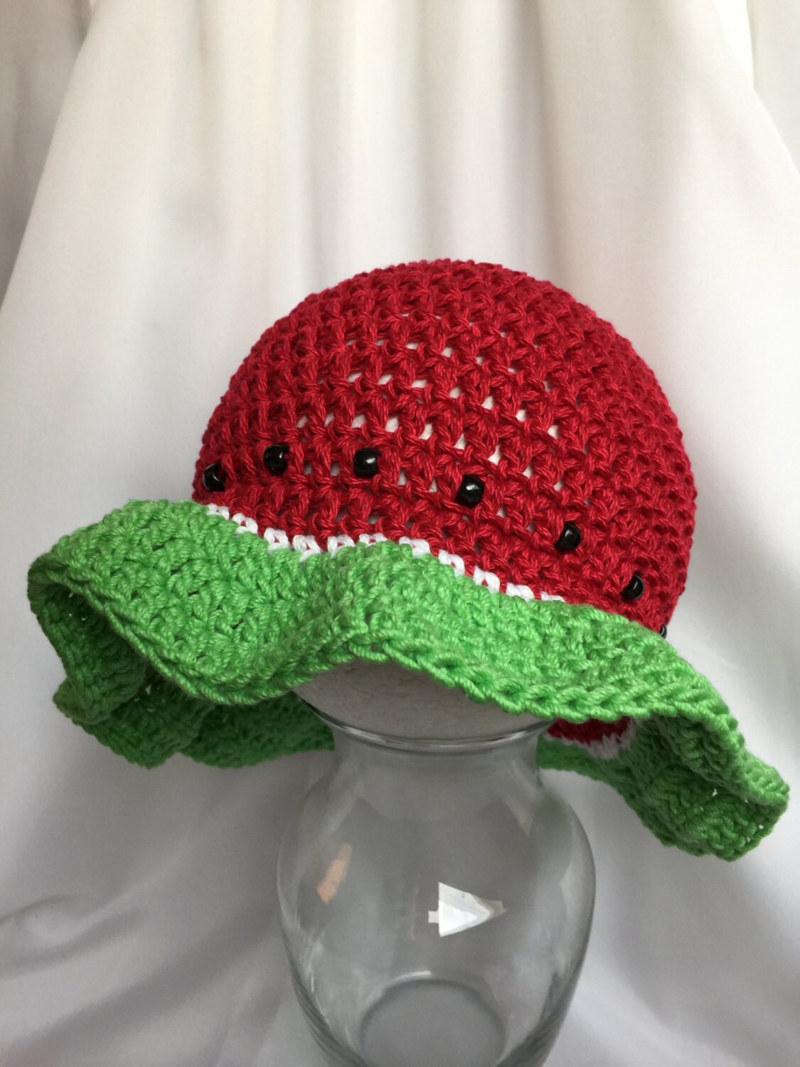 Watermelon Sun Hat Beach Sun Hats With Brim Sun Protection - Etsy