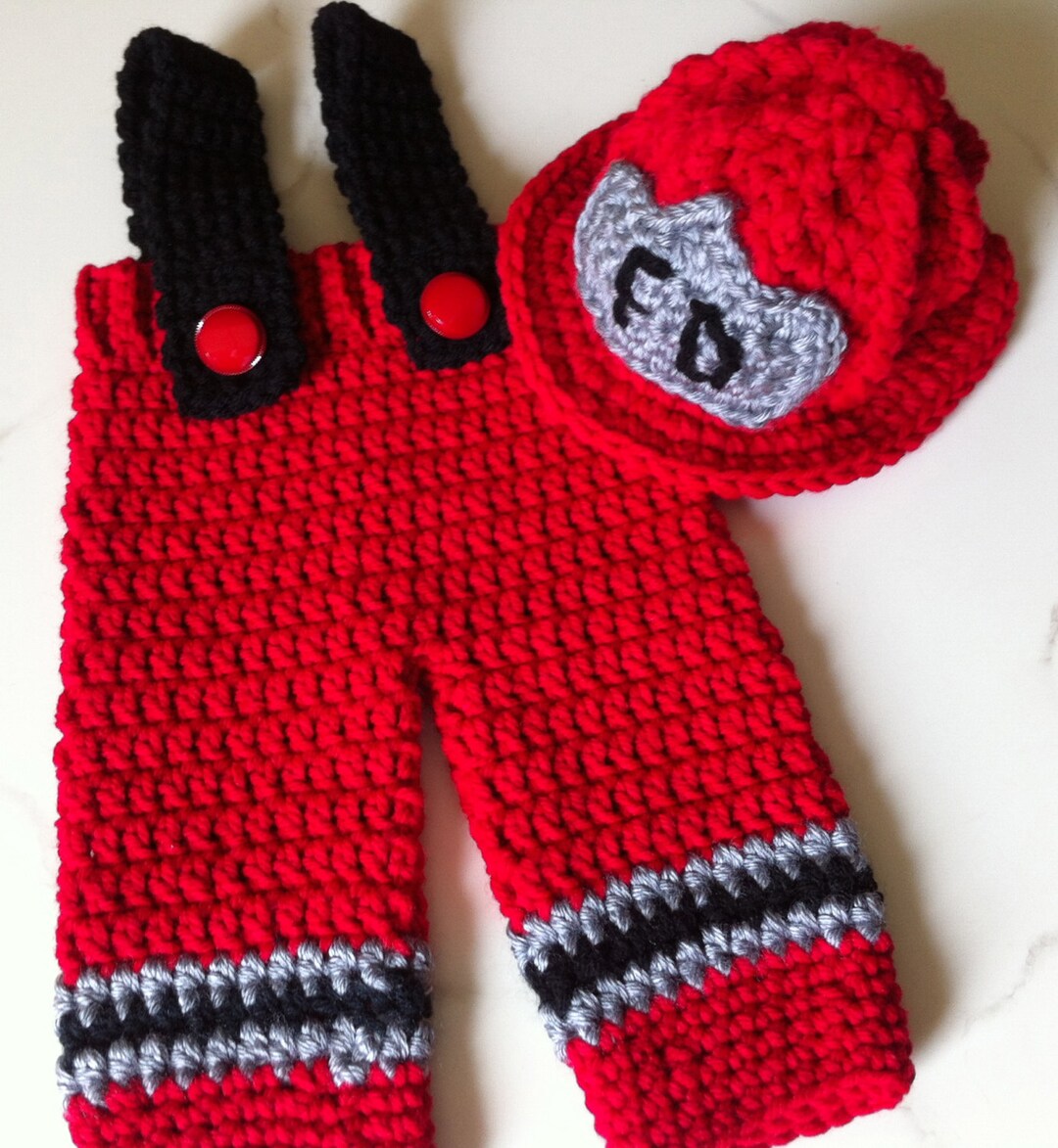 2pc Fireman Helmet With Pants and Suspenders Photo Prop Set - Etsy