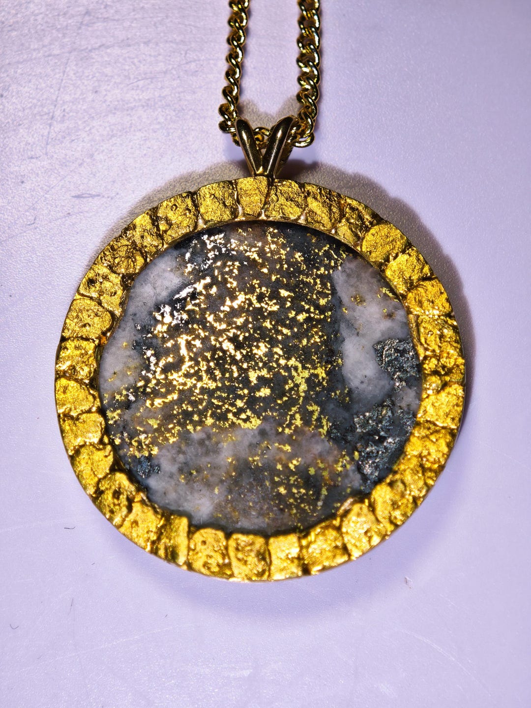 22K Alaskan Gold Quartz Nugget Pendant Gold Nugget Gold Rush VIDEO - Etsy