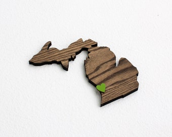 3D Layered State of Michigan Wall Art - Etsy