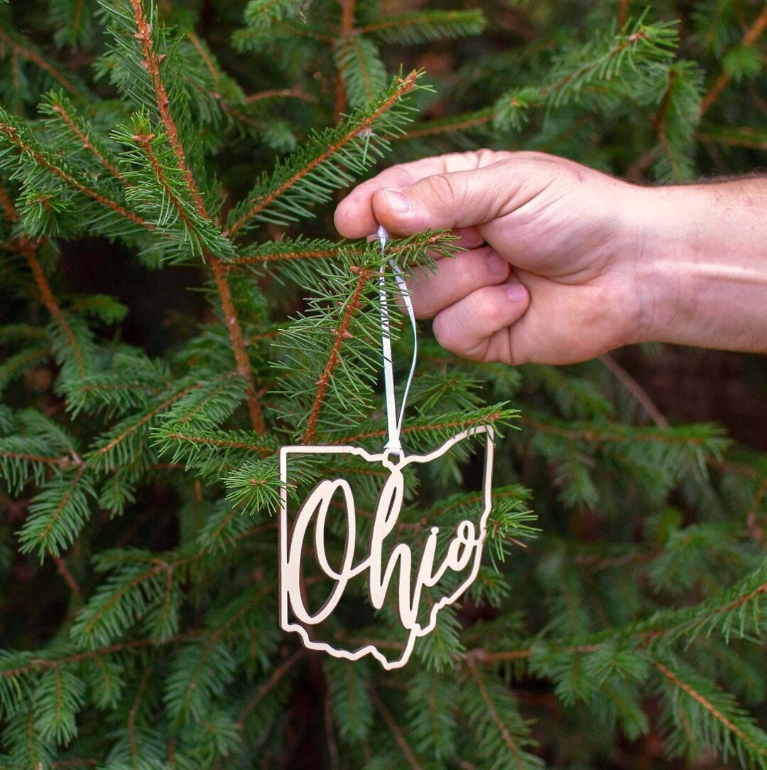 Ohio Christmas Ornament Gifts - OH State Vacation Travel Souvenir - Etsy