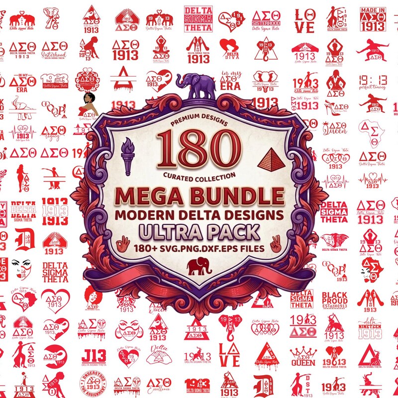 Delta Sigma Theta Sorority Deltaversary - Etsy
