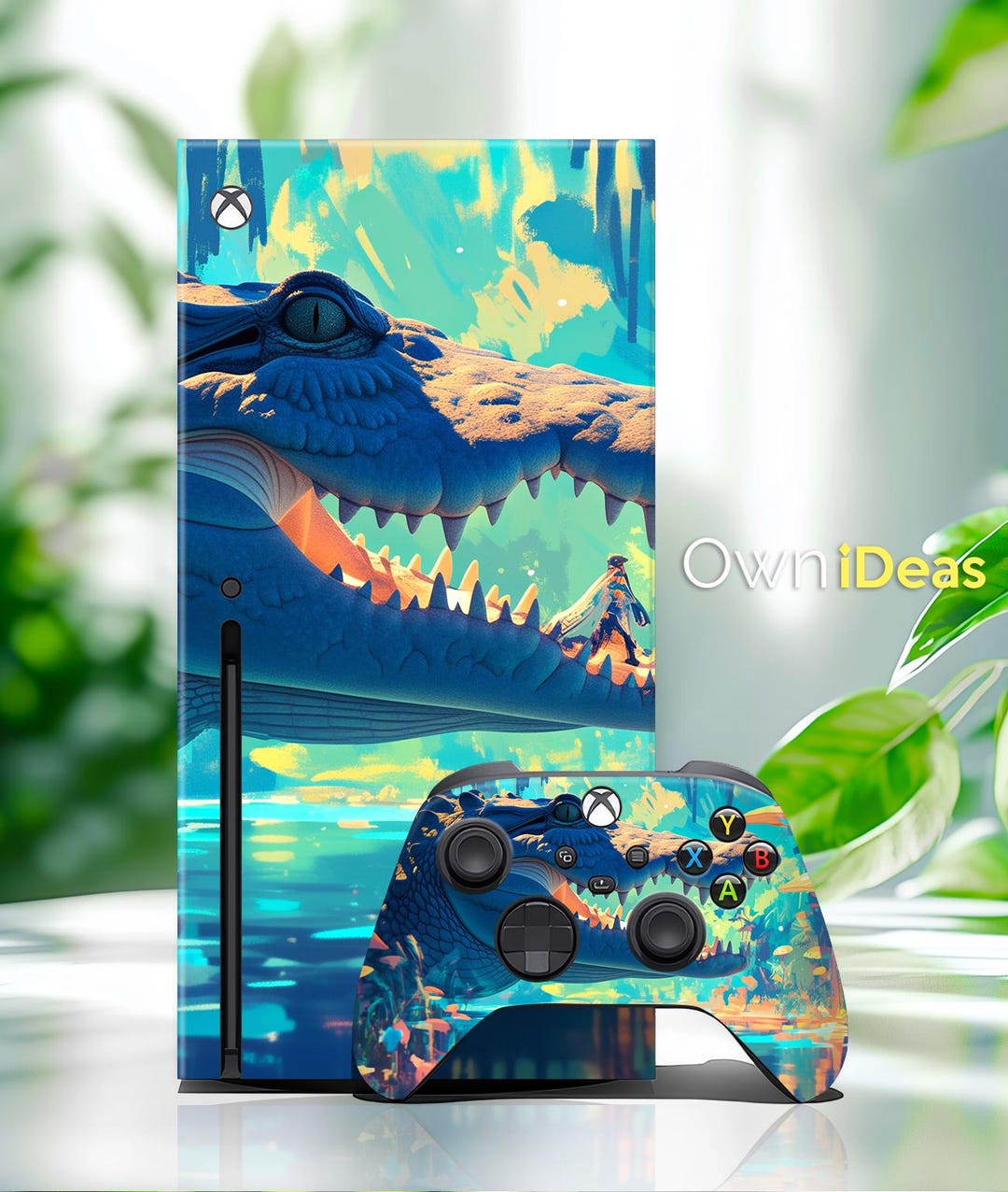Custom Xbox Series S/X Console Skins Croc Adventure Design for Xbox ...