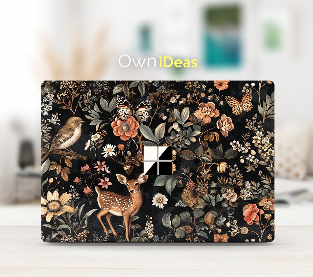 Surface Laptop Stickers Cute Animals Design Individualized Gift Fits ...