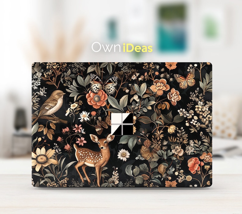 Surface Laptop Stickers Cute Animals Design Individualized Gift Fits ...