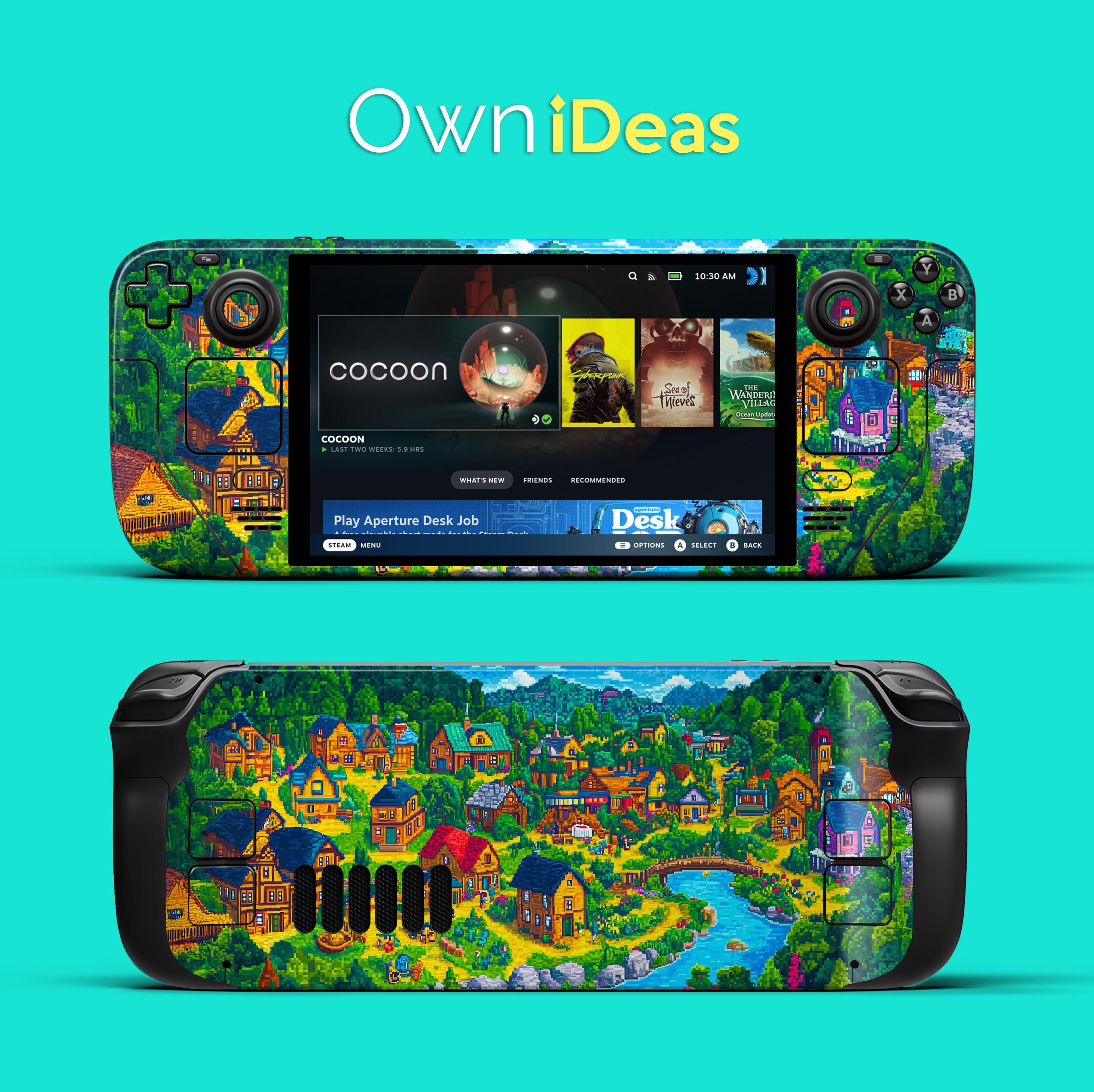 Steam Deck Oled Skin Protector Dream Town Vinyl Sticker for Steam Deck ...