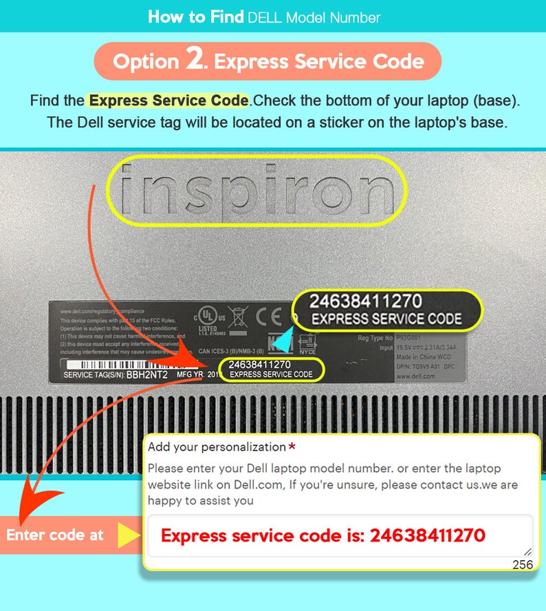 Dell Inspiron Laptop Skins Decal Marble Texture Design Personalized ...