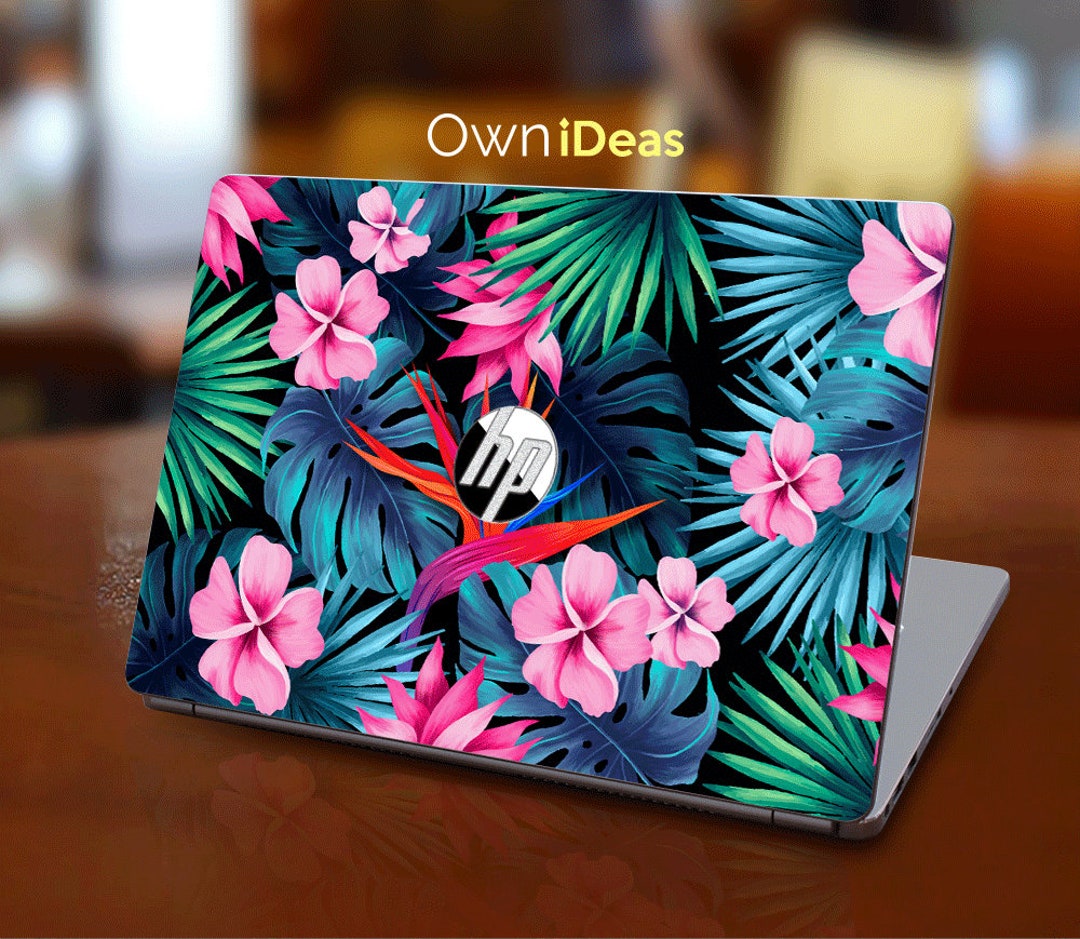 Hp Elitebook Laoptop Skin Green Pink Pattern Personalized Gift Fits Hp ...
