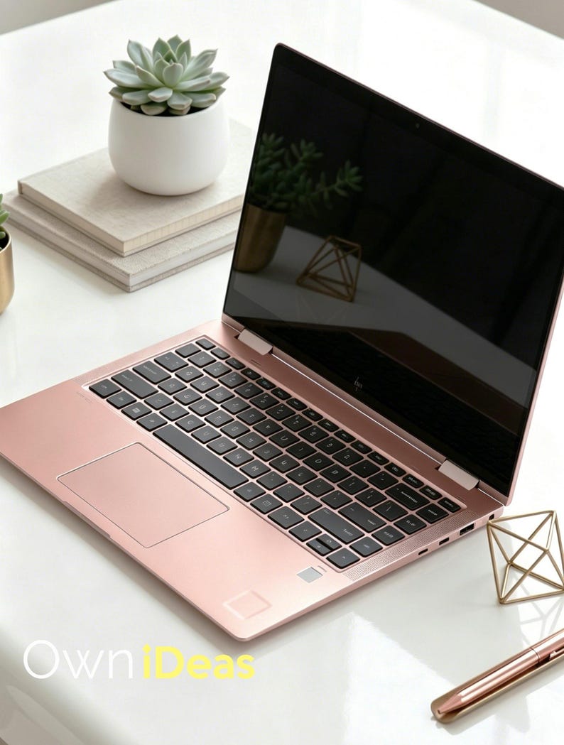 HP Laptop Skin Rose Solid Color Distinctive Customizable Gift Custom ...