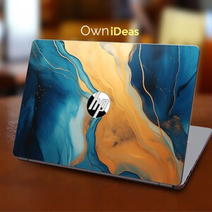 Protective Decal,hp Laptop Accessories,individualized Blue Marble Fits ...