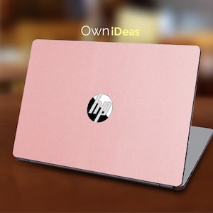 HP Laptop Skin Rose Solid Color Distinctive Customizable Gift Custom ...