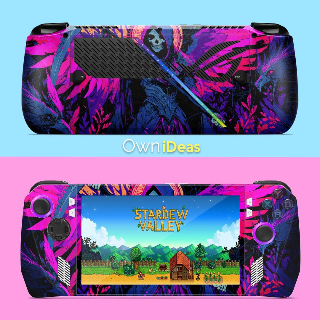 Death Wings ASUS ROG Ally Sticker Decal Skin With Transparent Cover ...