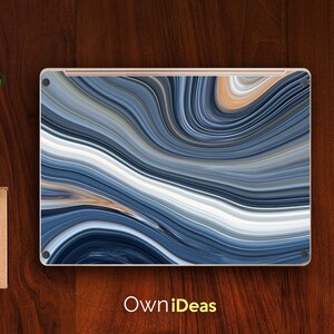 Surface Book Laptop Sticker Abstract Curve Customizable Personalized ...