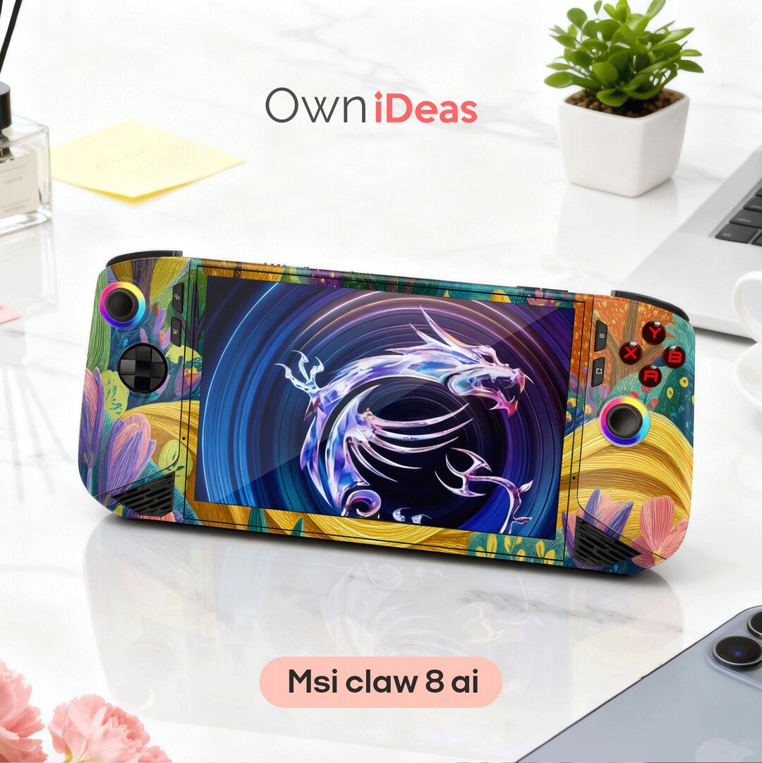 Msi Claw 8 Ryzen Stickers Colorful Themes Customizable Birthday Gifts ...