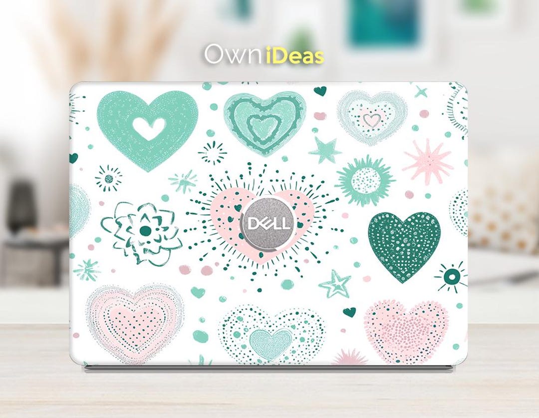 Lenovo Laptop Sticker Colorful Watercolor Love Pattern Personalized ...