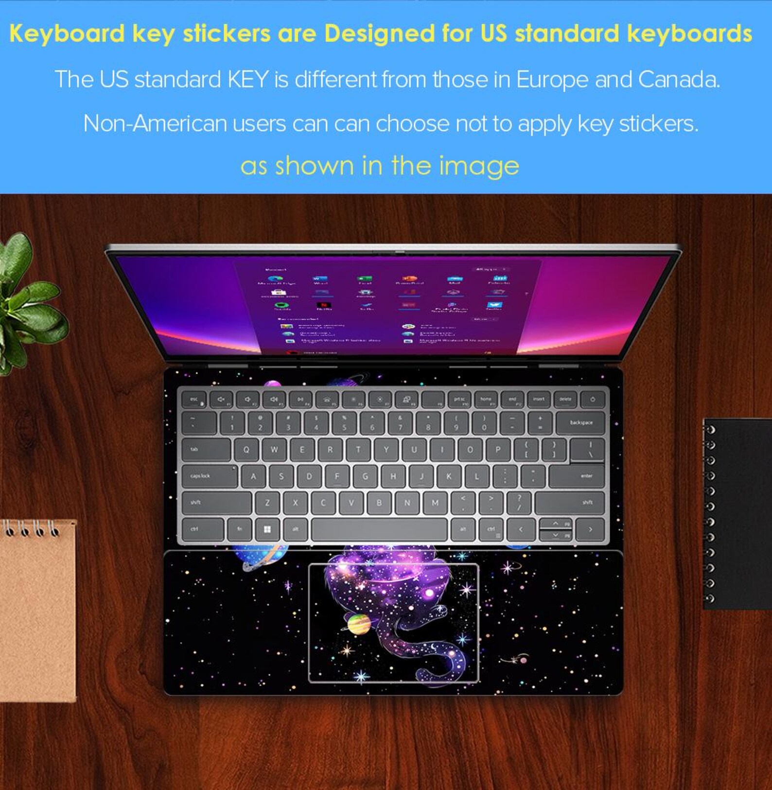 Hp Envy Skin Purple Cat Pattern Design Personalized Art Gift Fits ...