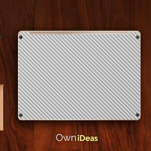 Surface Pro Laptop Solid Color Sticker Fiber Silver Personalized Gift ...