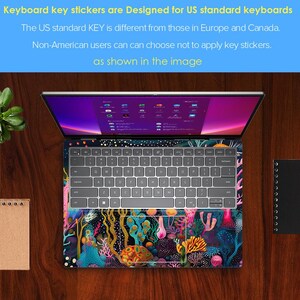 Hp Laptop Sticker Abstract Underwater Plant Design Personalized Gift ...
