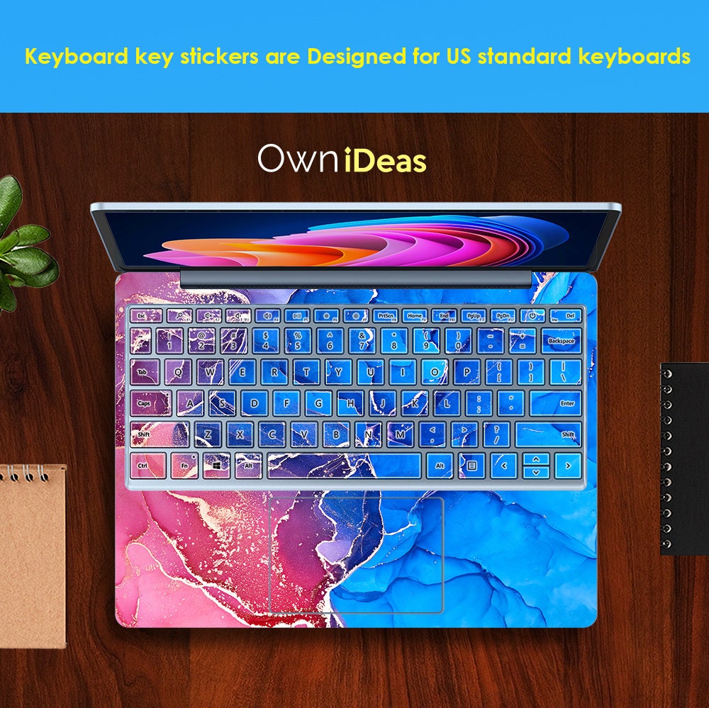 Surface Book 2 15-inch Pink Blue Color Customizable Personalized Gift ...