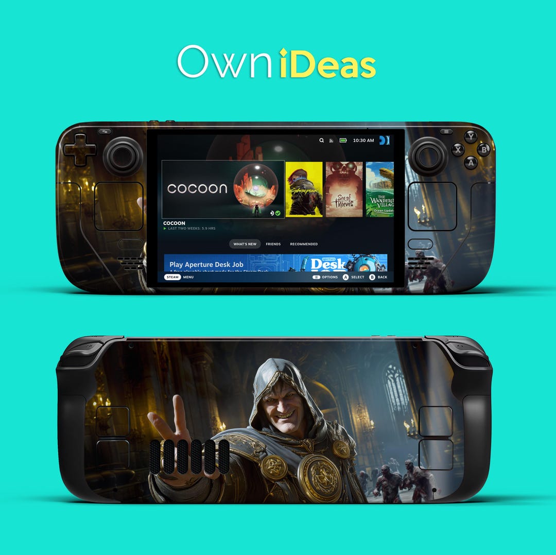 Steamdeck 3M Vinyl Sticker Victor Design Customizable Design ...