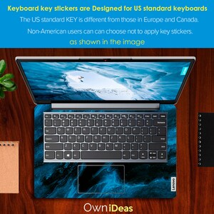 Personalization Gift, Lenovo Stickers, Individualized Blue Rendering ...