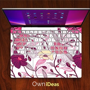 Dell Laptop Skin, Pink Pattern Design Personalized Customizable Gift ...