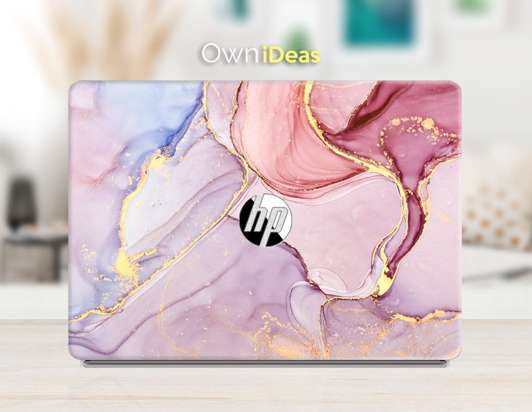 Hp Notebook Laptop Skin Electronics Accessories Pink Marble ...