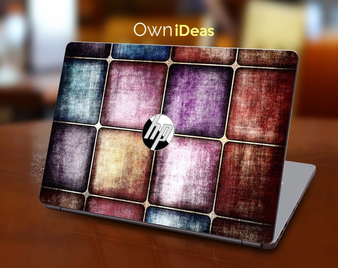 Hp Envy 17 Laptop Skin, Metal Style Personalized Gift, Fits HP Spectre ...